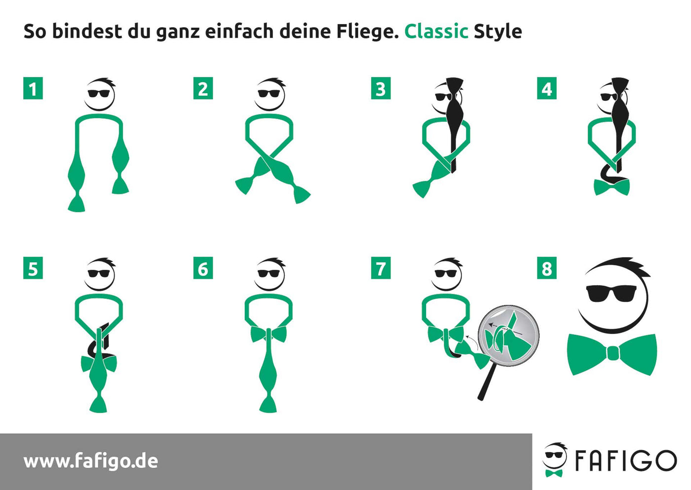 Anleitung Fliege binden - So einfach geht’s | FAFIGO